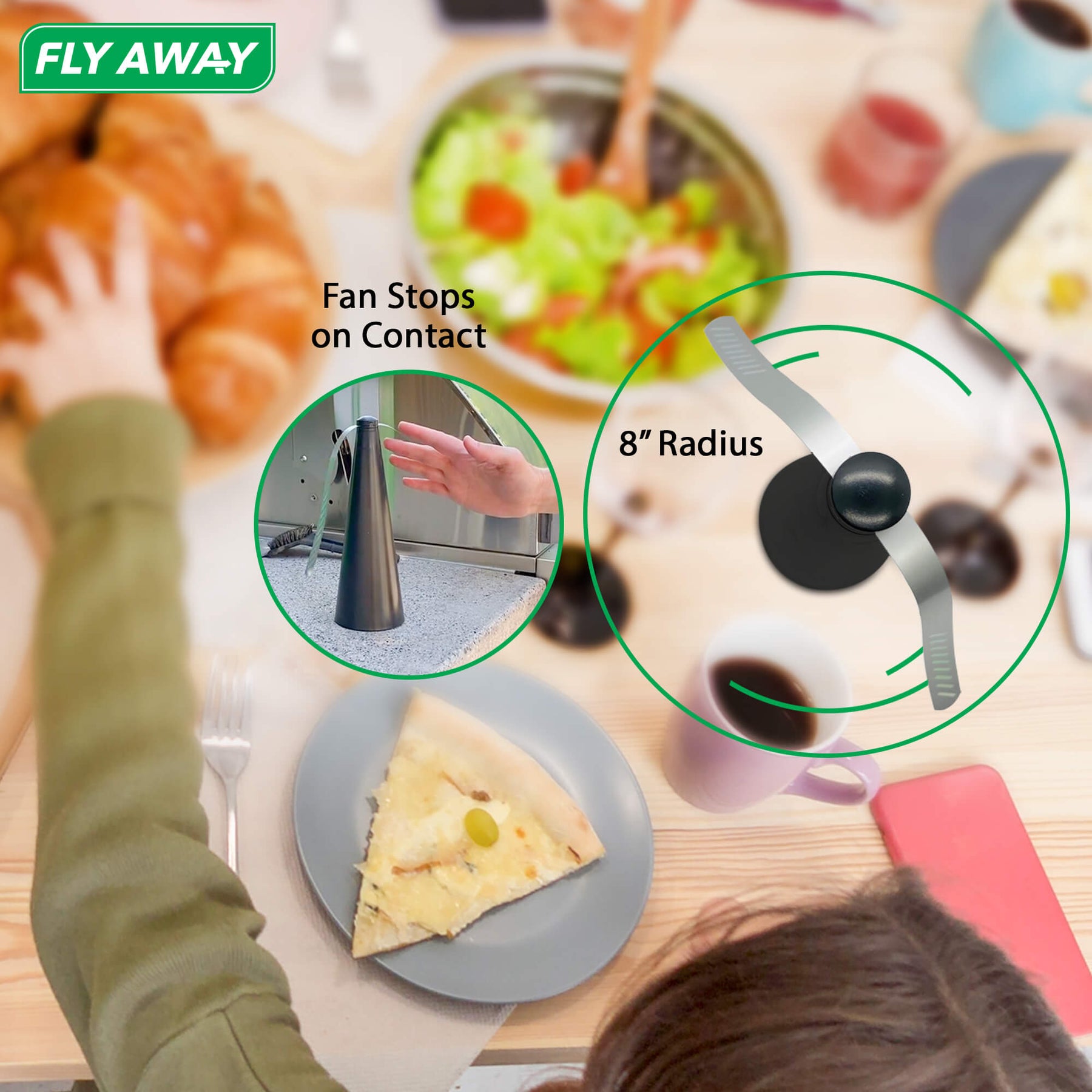 Fly, Mosquito, and Pest Repellent Fan | Fly Away Products
